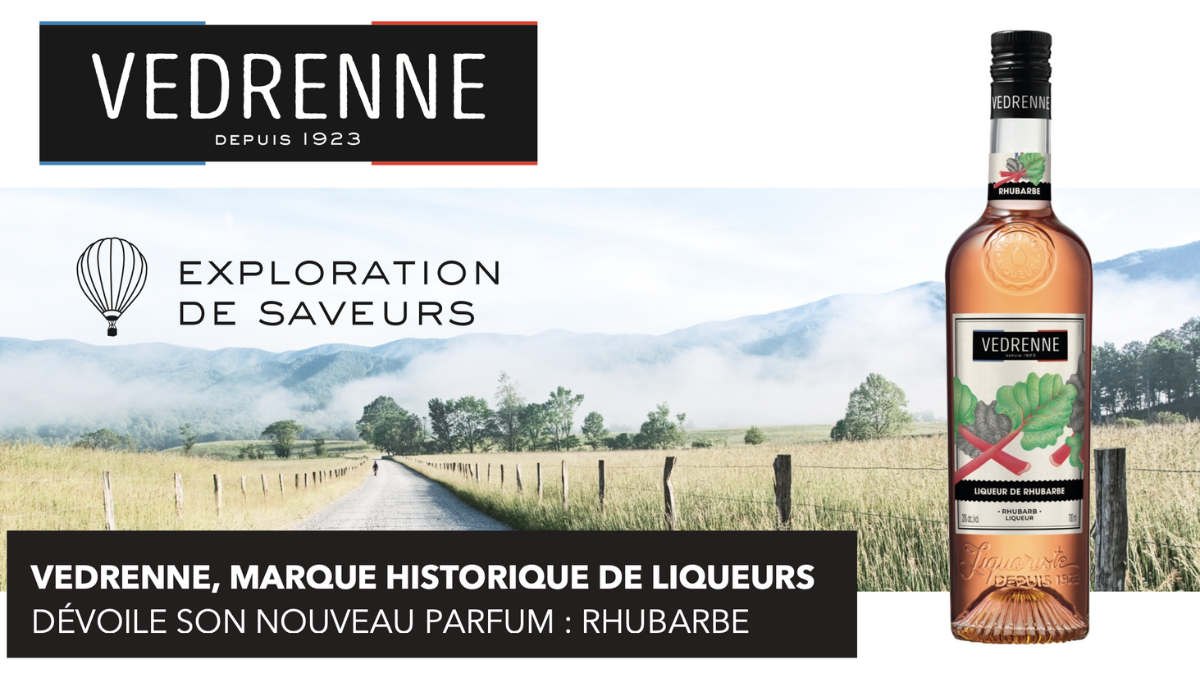 VEDRENNE DÉVOILE SA NOUVELLE LIQUEUR : RHUBARBE (COMMUNIQUÉ) | BARMAG